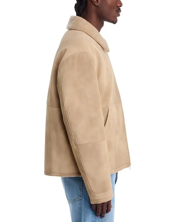 REPRESENT Faux Shearling Jacket - Cafe