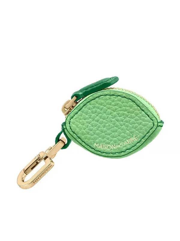 MAISON DE SABRE Fruit Zip Charm - Green