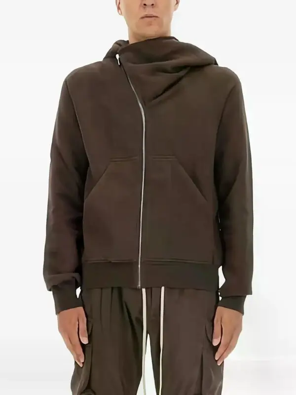 Rick Owens Asymmetrical-zipper Hoodie