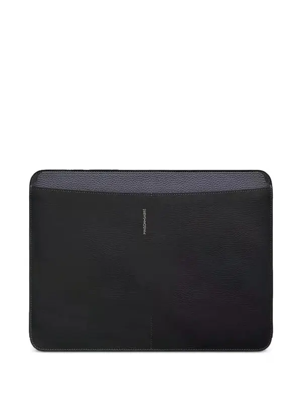 MAISON DE SABRE Leather Laptop Sleeve - Black