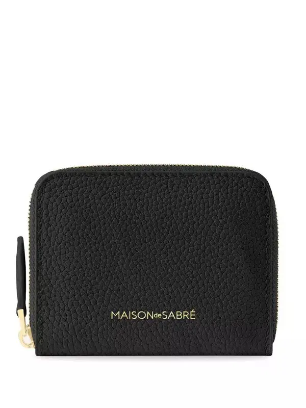 MAISON DE SABRE Zipped Leather Wallet - Black
