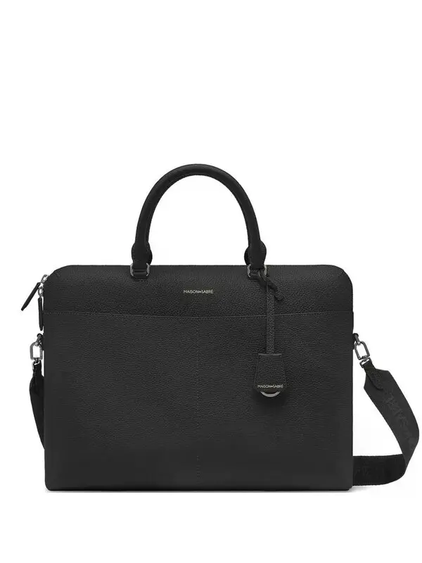 MAISON DE SABRE Leather Laptop Bag - Black
