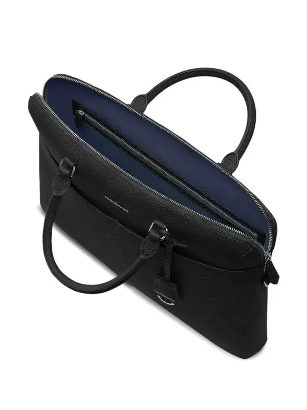 MAISON DE SABRE Leather Laptop Bag - Black