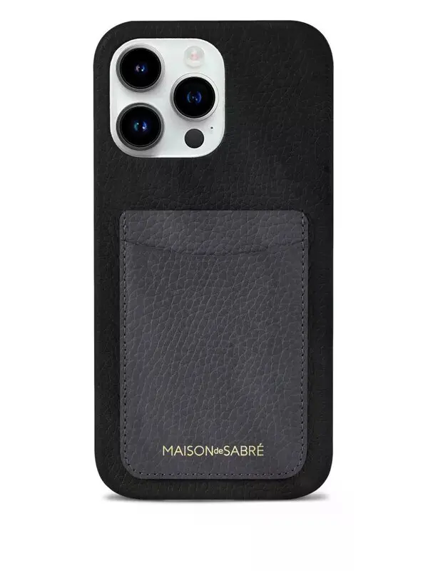 MAISON DE SABRE Card Iphone 15 Pro Max Case - Black