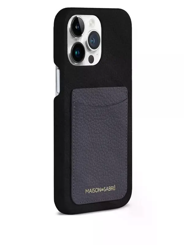 MAISON DE SABRE Card Phone Case Iphone 15 Pro Max - Black