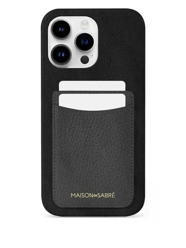 MAISON DE SABRE Card Phone Case Iphone 15 Pro Max - Black