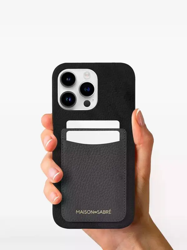 MAISON DE SABRE Card Phone Case Iphone 15 Pro Max - Black