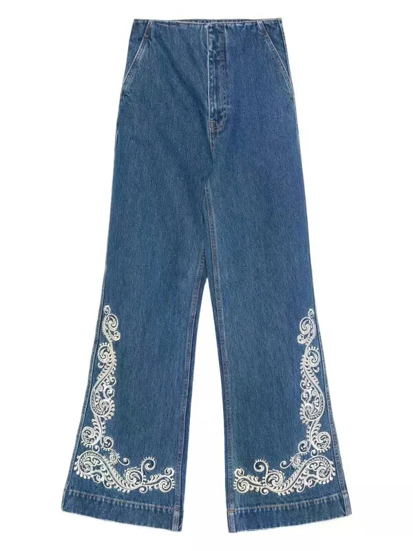ALEMAIS Embroidered Jeans