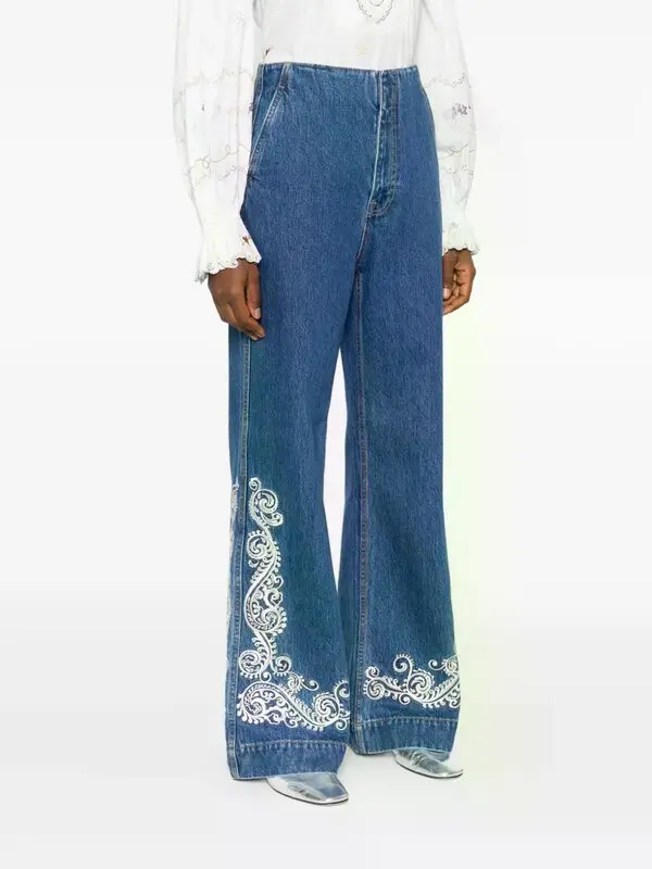 ALEMAIS Embroidered Jeans