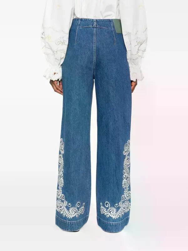 ALEMAIS Embroidered Jeans