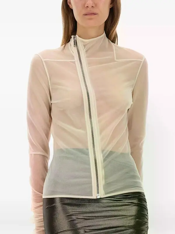 Rick Owens Zipped Transparent Top