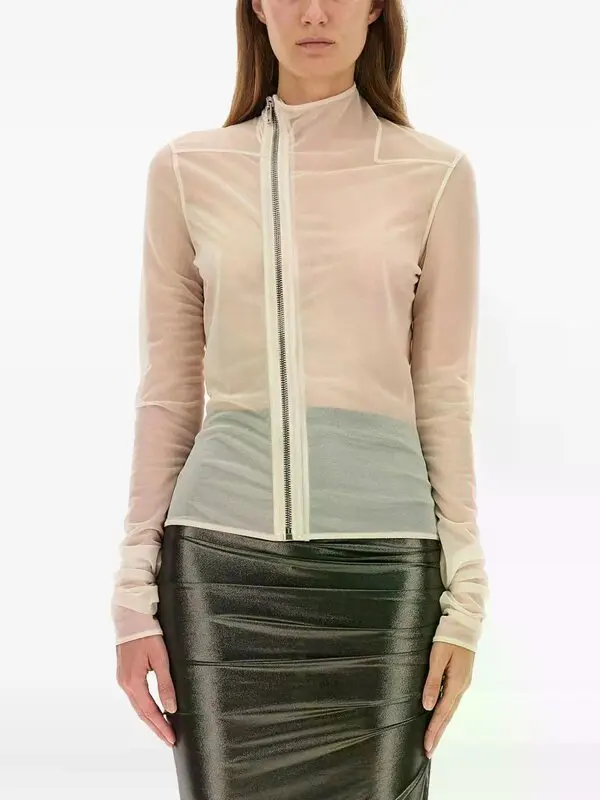 Rick Owens Zipped Transparent Top