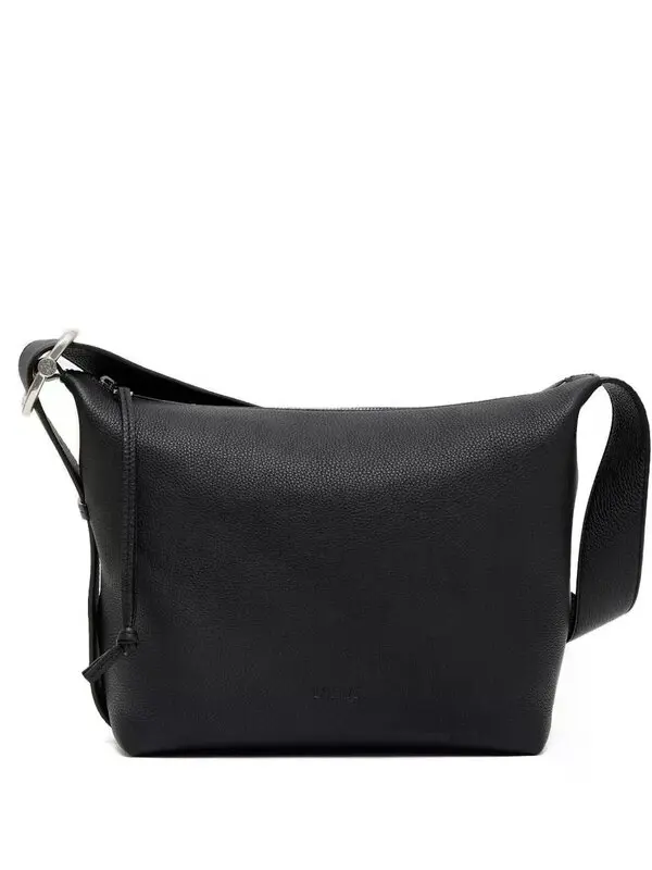 Loewe Cubi Leather Shoulder Bag - Black