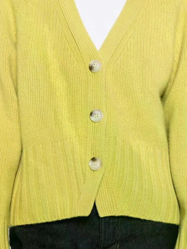 Soft Goat Buttoned Cardigan