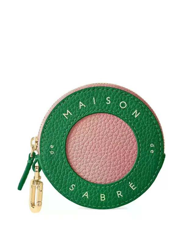 MAISON DE SABRE Leather Coin Purse - Green