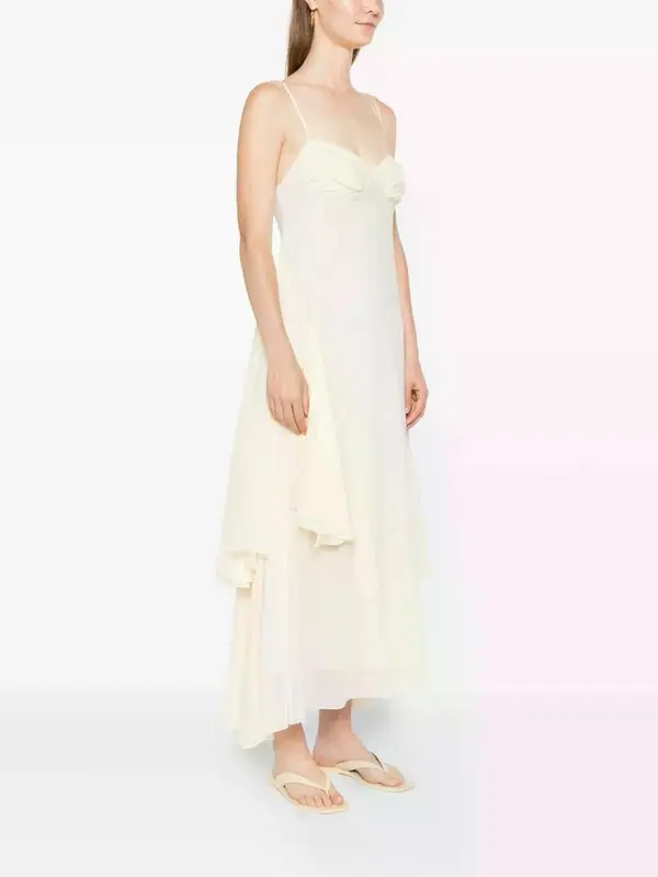 OCCLEUS Harvey Ruffled Midi Dress