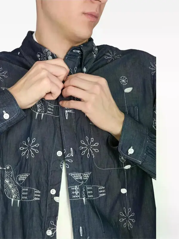Engineered Garments Embroidered Shirt