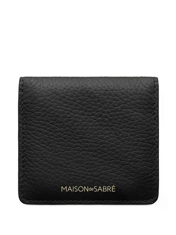 MAISON DE SABRE Leather Compact Mirror - Black