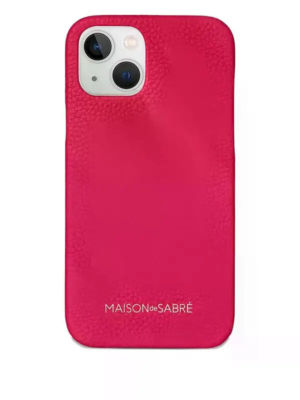 MAISON DE SABRE Leather Phone Case - Pink