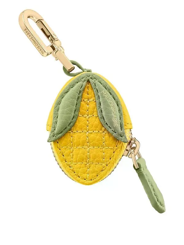 MAISON DE SABRE Quilted Fruit Charm - Yellow