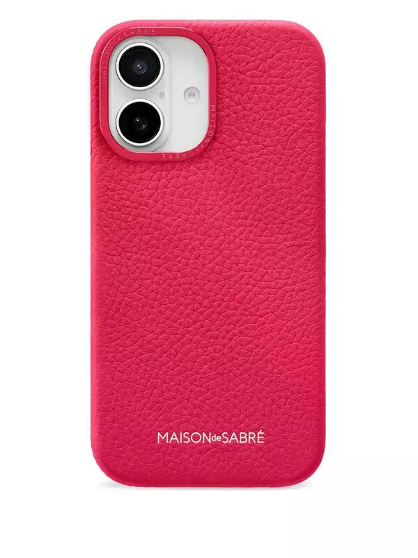 MAISON DE SABRE Leather Phone Case - Pink