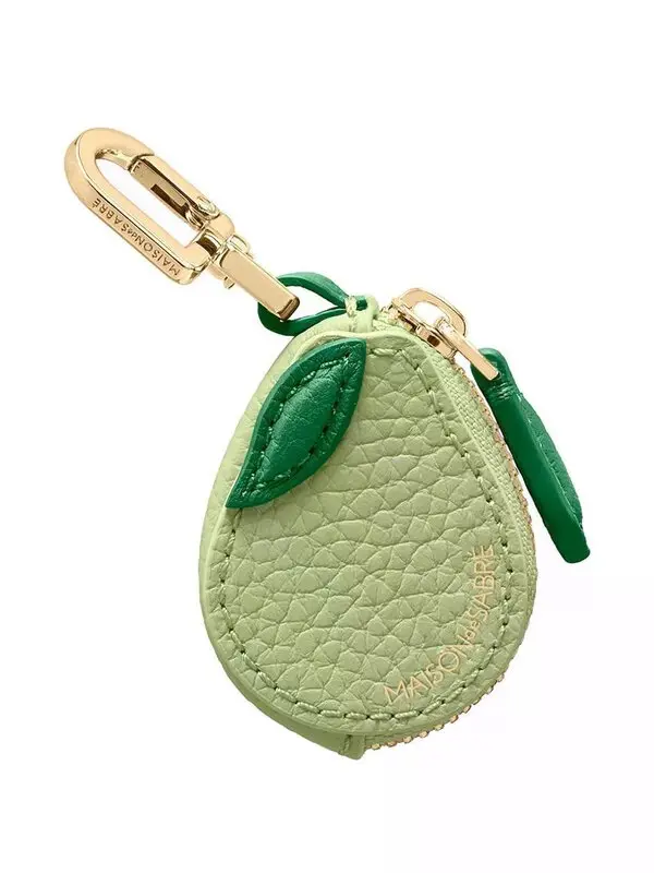 MAISON DE SABRE Sabremoji Leaf Zip Charm - Green