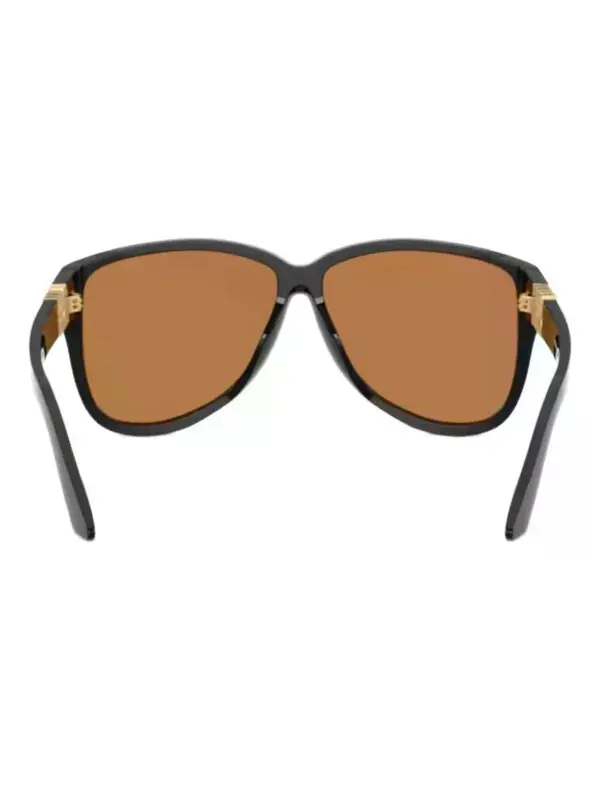 Miu Miu Geometric Sunglasses With Logo