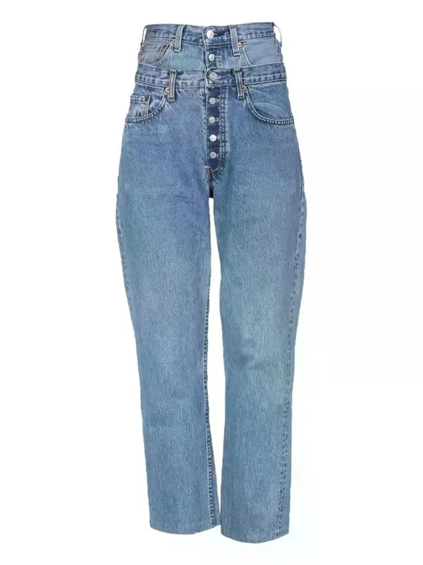 1/OFF Buttoned Denim Jeans
