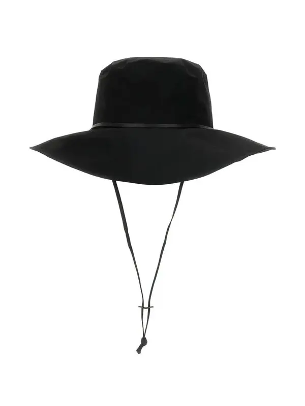 KIJIMA TAKAYUKI Brim Strap Hat - Black