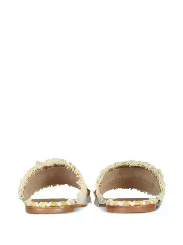 DE SIENA Fringed Studded Sandals