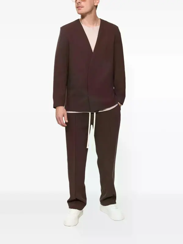 HAMZA 247 Drawstring-panelled Track Pants - Brown