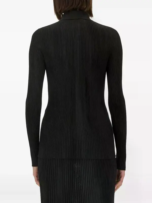 Kiton Buttoned Ribbed Top