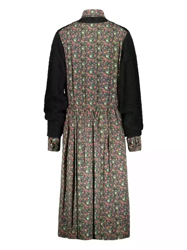 Junya Watanabe Floral Knit Midi Dress