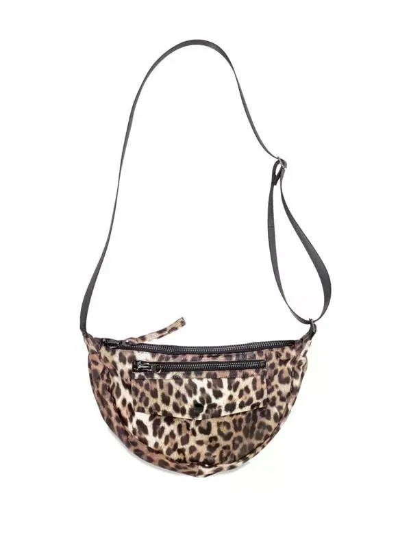 P.a.r.o.s.h Leopard-print Zip Shoulder Bag