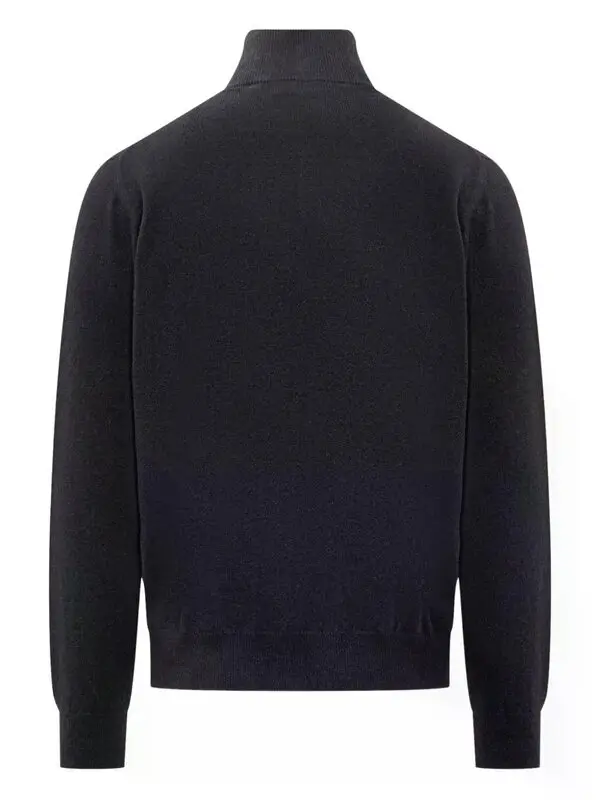 FILIPPO DE LAURENTIIS Zip-up Cashmere Cardigan - Blue