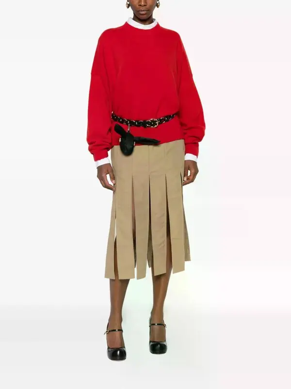 Simone Rocha Pleated Multi Slit Skirt