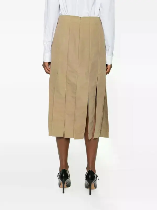 Simone Rocha Pleated Multi Slit Skirt