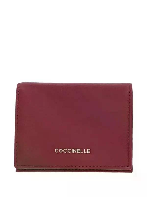COCCINELLE Logo-lettering Wallet - Red