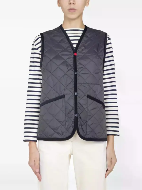 Saint James Quilted Buttoned Gilet