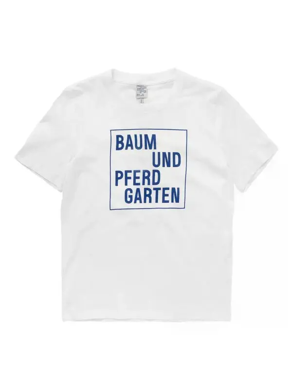 Baum Und Pferdgarten Logo-print T-shirt - White