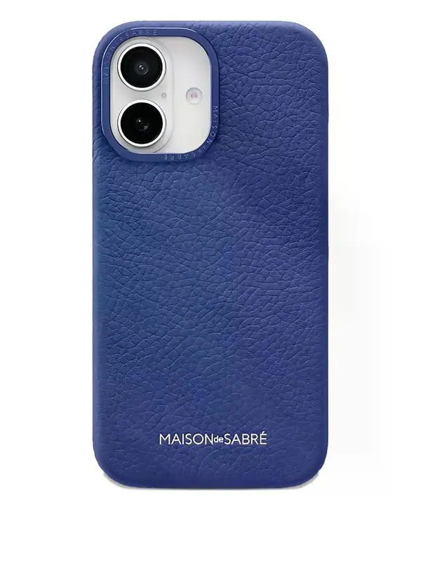 MAISON DE SABRE Leather Phone Case - Blue
