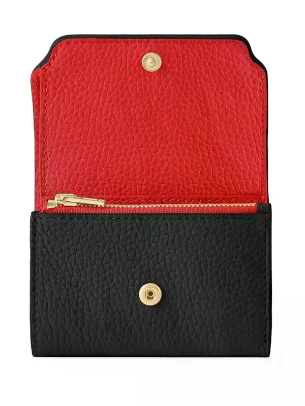 MAISON DE SABRE Leather Trifold Wallet - Black