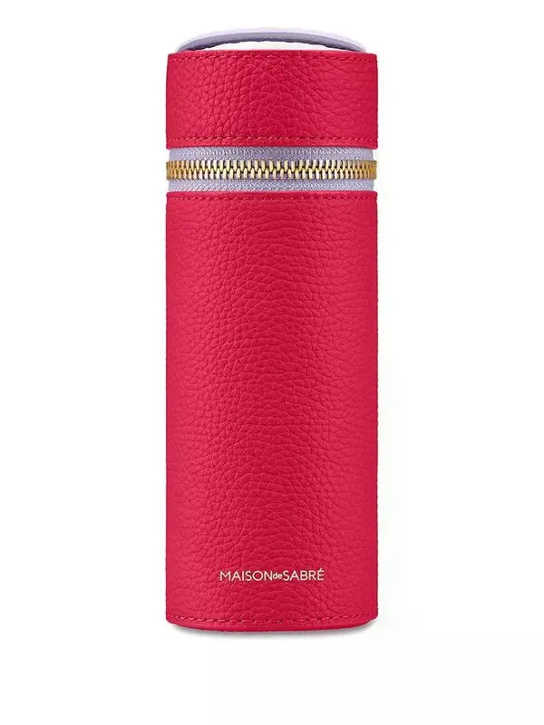 MAISON DE SABRE Zip Leather Brush Case - Red