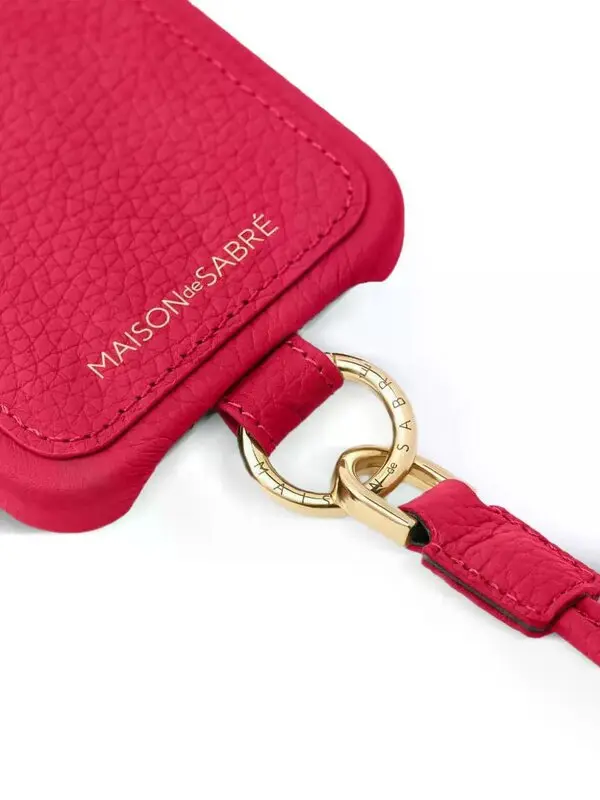 MAISON DE SABRE Sling Iphone 14 Pro Case - Pink