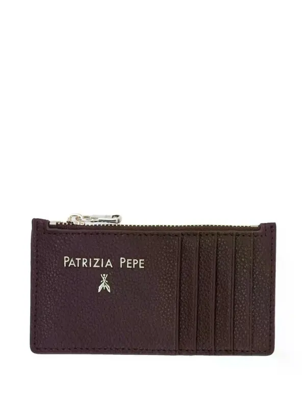 Patrizia Pepe Logo-lettering Cardholder - Purple