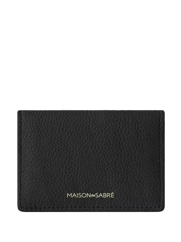 MAISON DE SABRE Leather Card Case - Black