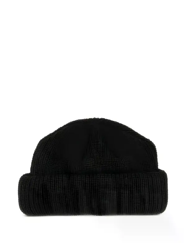 KIJIMA TAKAYUKI Ribbed Beanie - Black