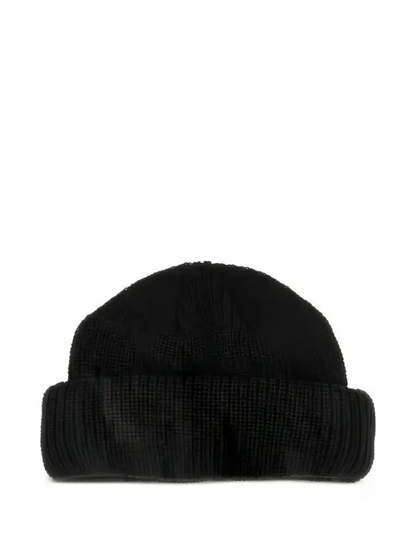 KIJIMA TAKAYUKI Ribbed Beanie - Black