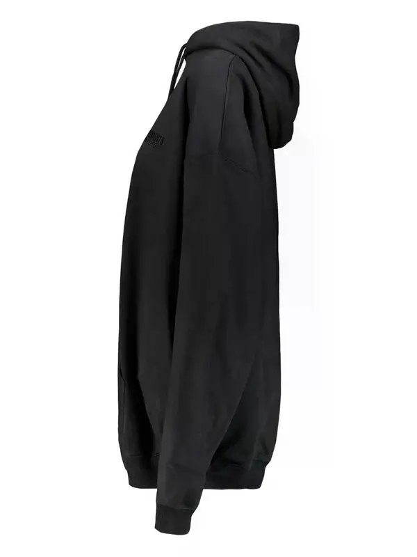 Vetements Logo-embroidered Cotton Hoodie