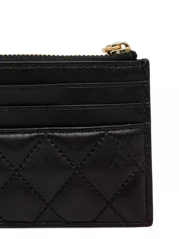 Dkny Logo-lettering Quilted Wallet